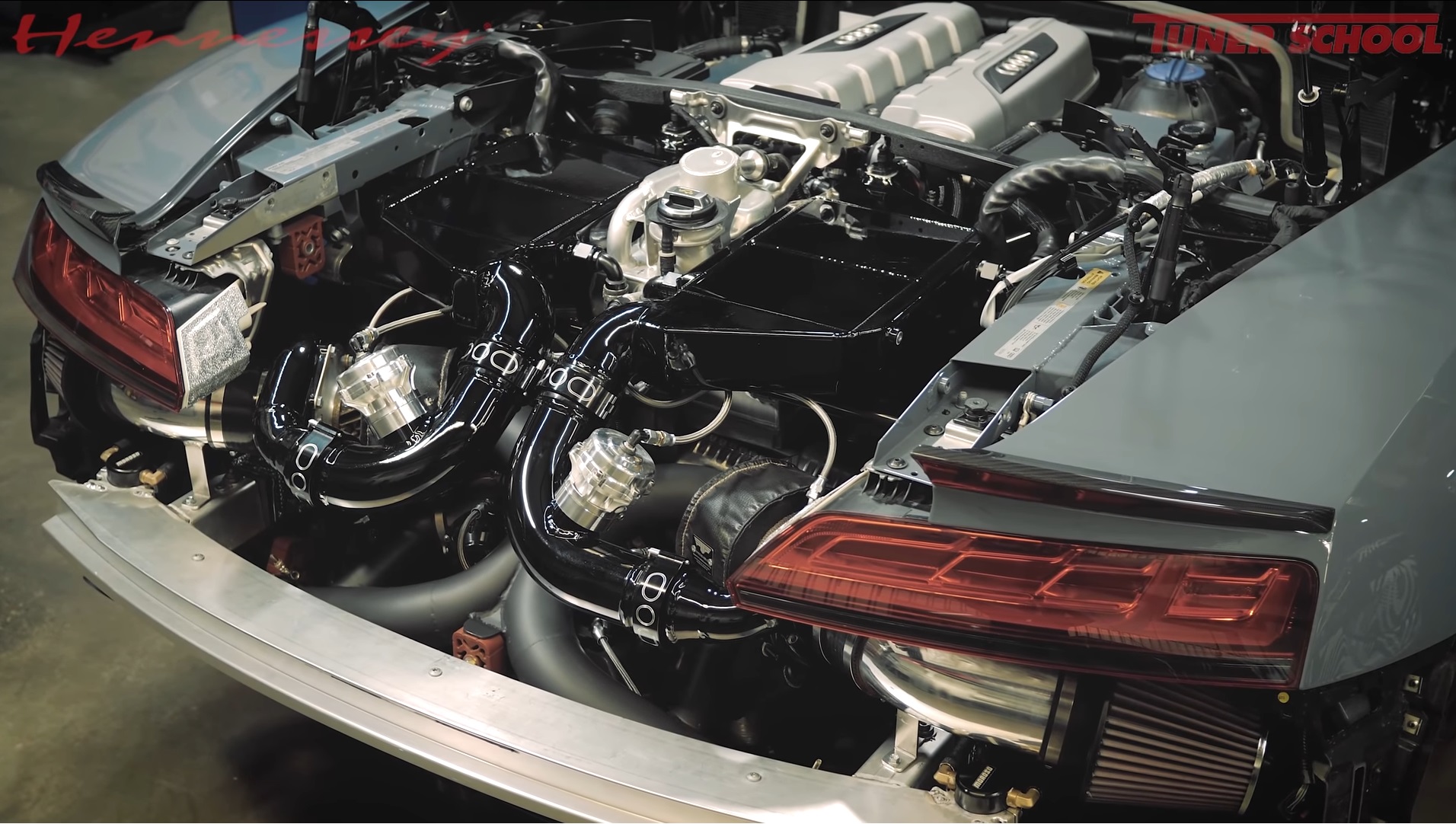 Hennessy: En Audi R8 har twinturbo og 912 hk