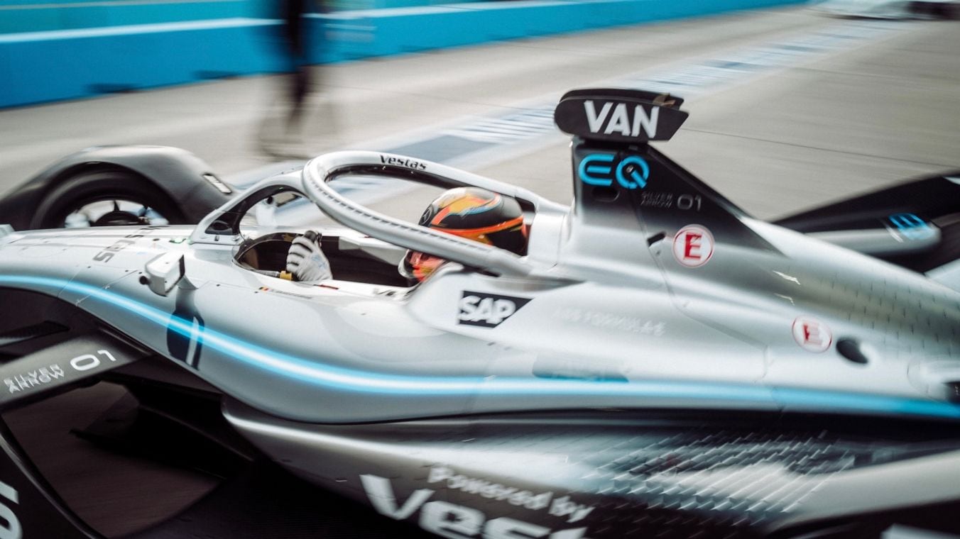 Mercedes dropper Formula E