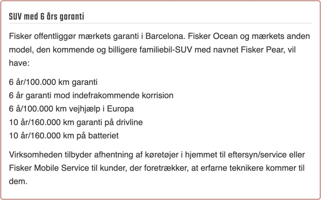 Fisker Ocean er landet i Danmark – her kan du se den! - Boosted.dk